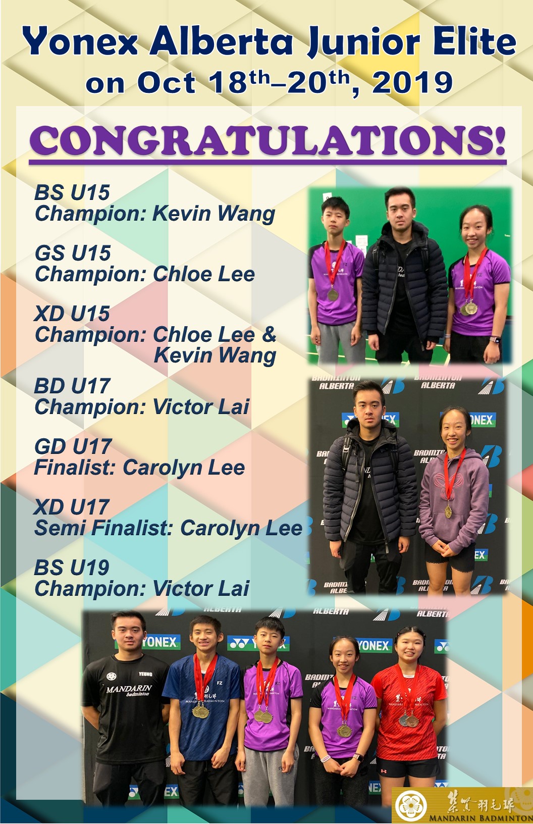 TEAMS – Mandarin Badminton Club