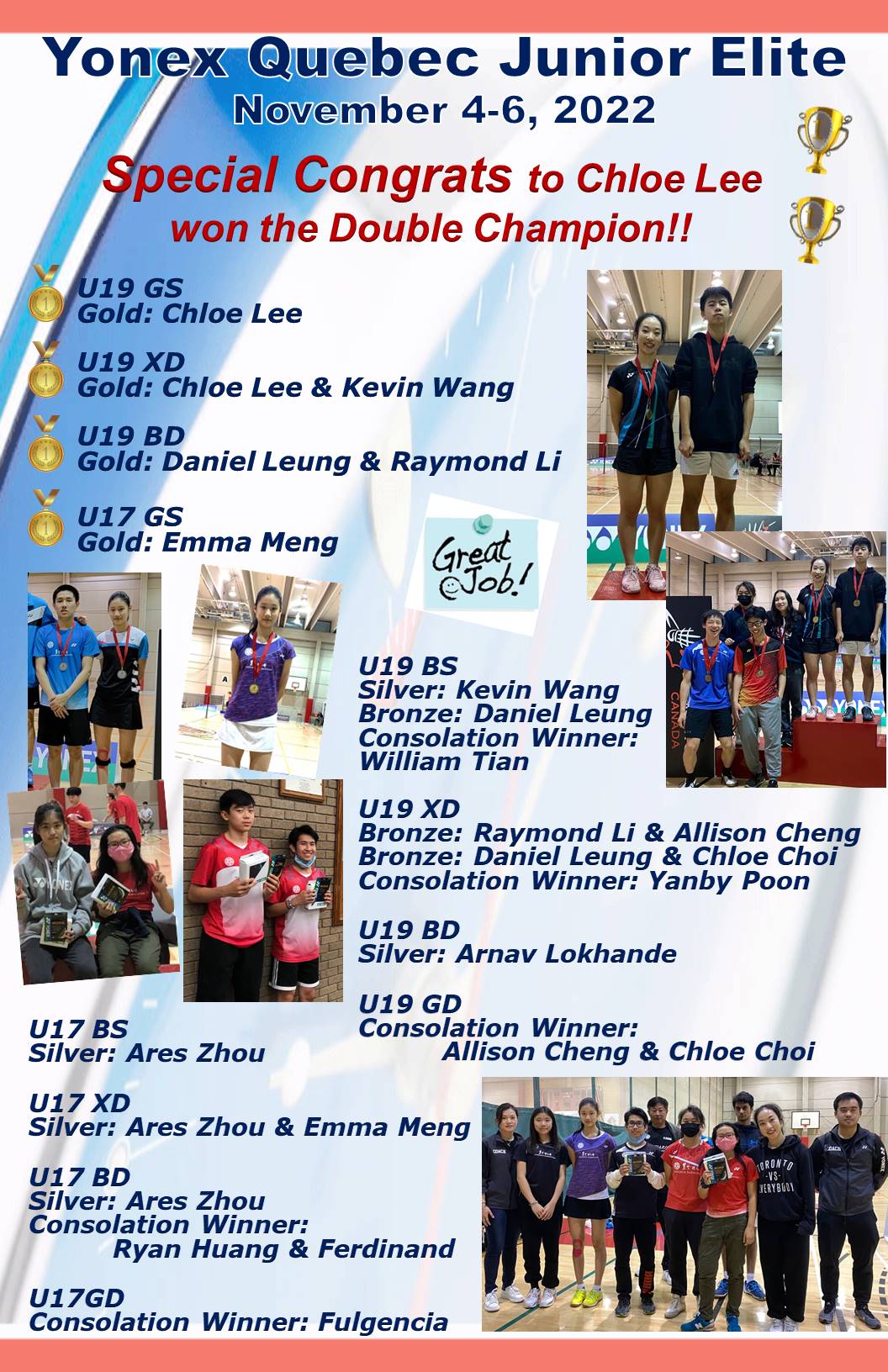 TEAMS – Mandarin Badminton Club